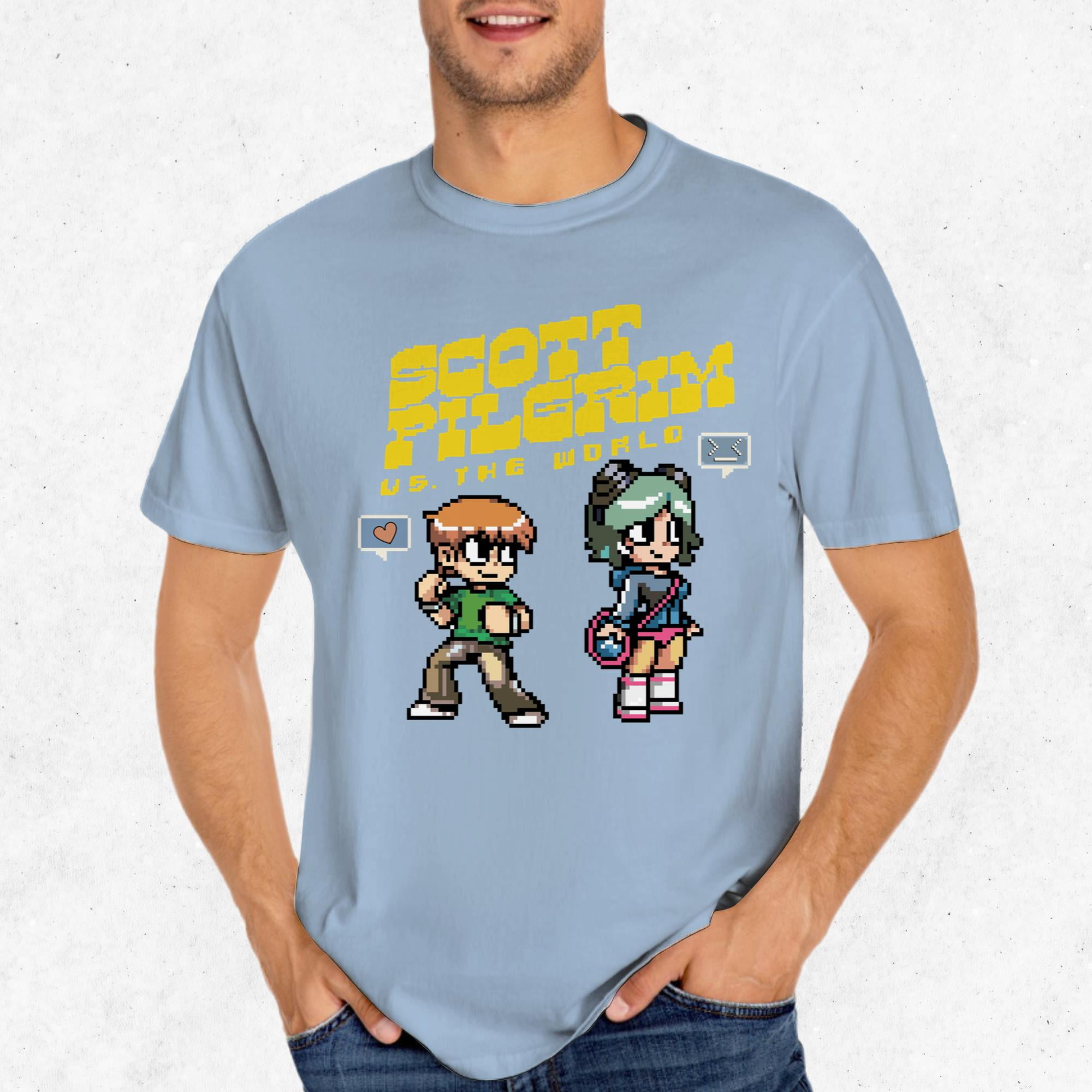Scott Pilgrim vs. The World Pixel Art T-Shirt Unisex All Size - Walmart.com