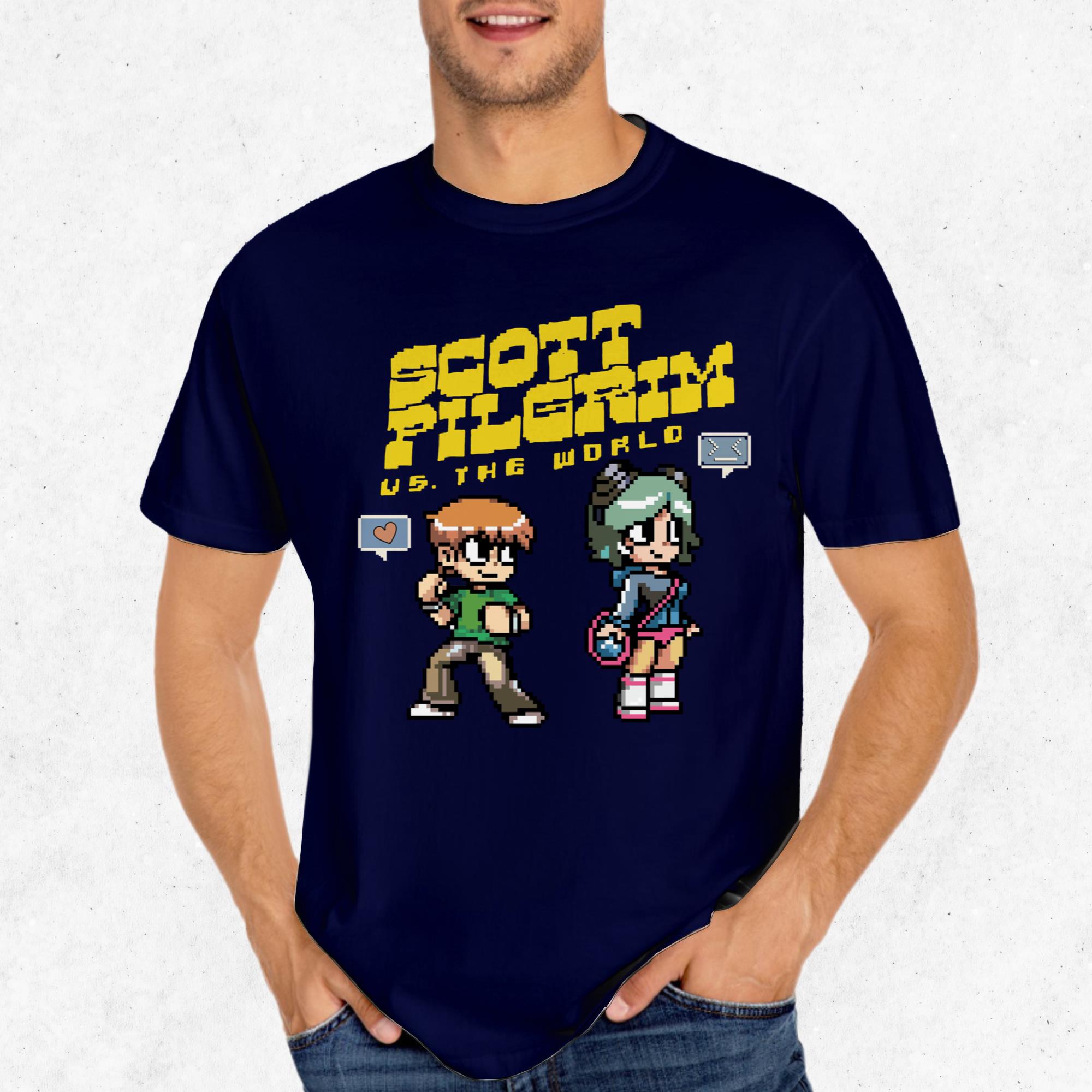Scott Pilgrim vs. The World Pixel Art T-Shirt Unisex All Size - Walmart.com