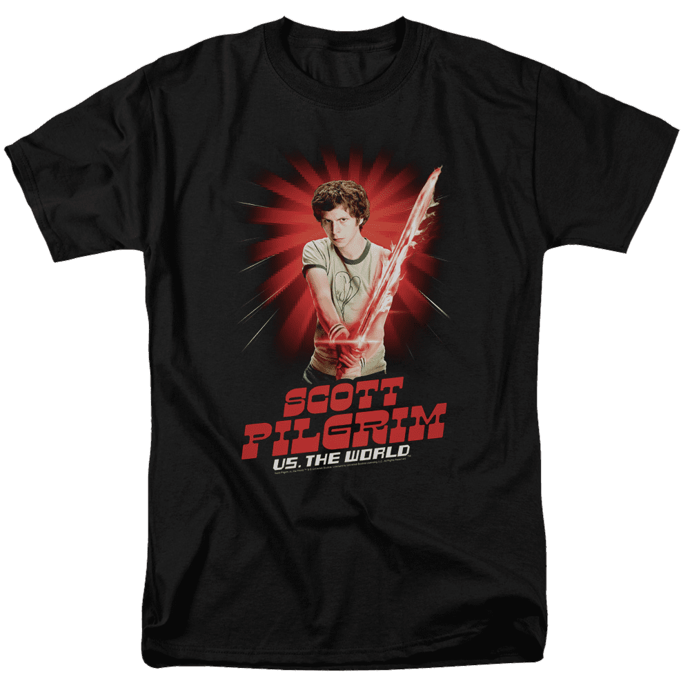 Scott Pilgrim vs. the World Super Sword - Men's Regular Fit T-Shirt ...