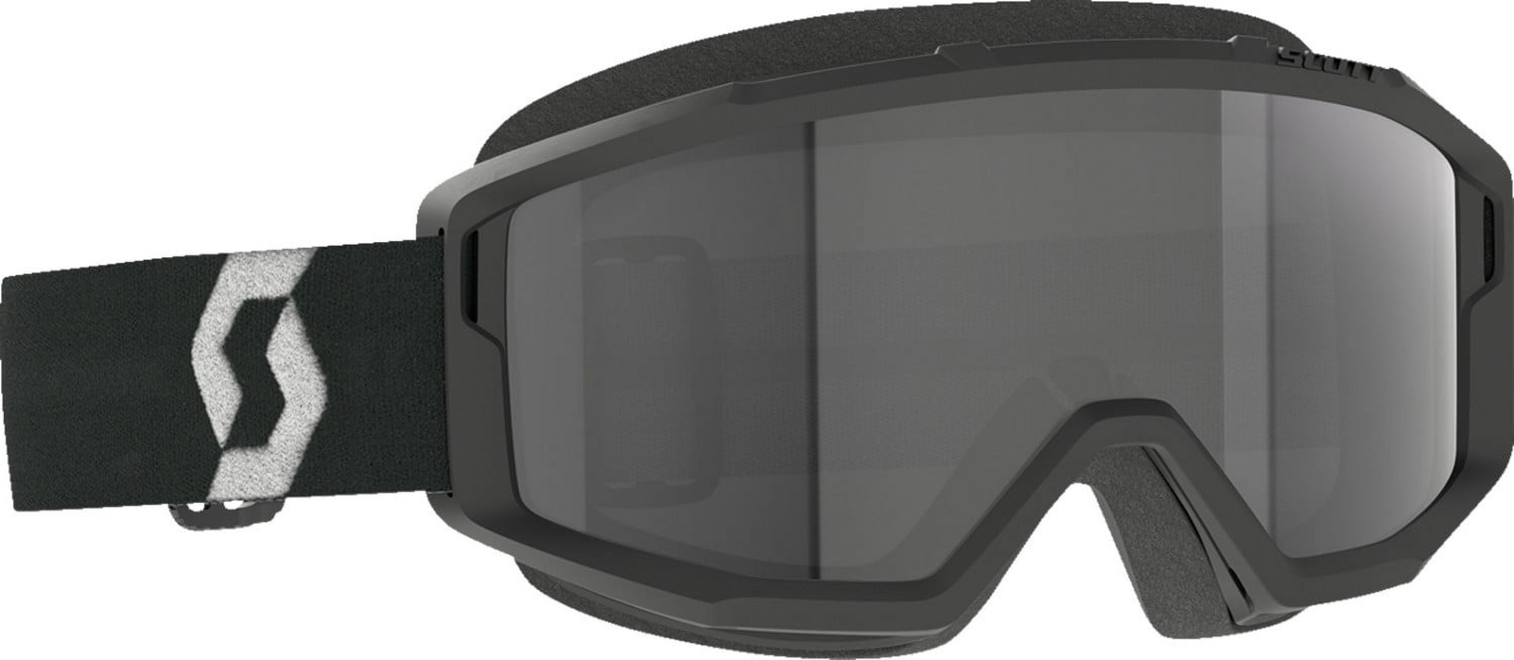 Scott Primal Sand/Dust MX Offroad Goggles Black/White w/Gray Lens ...
