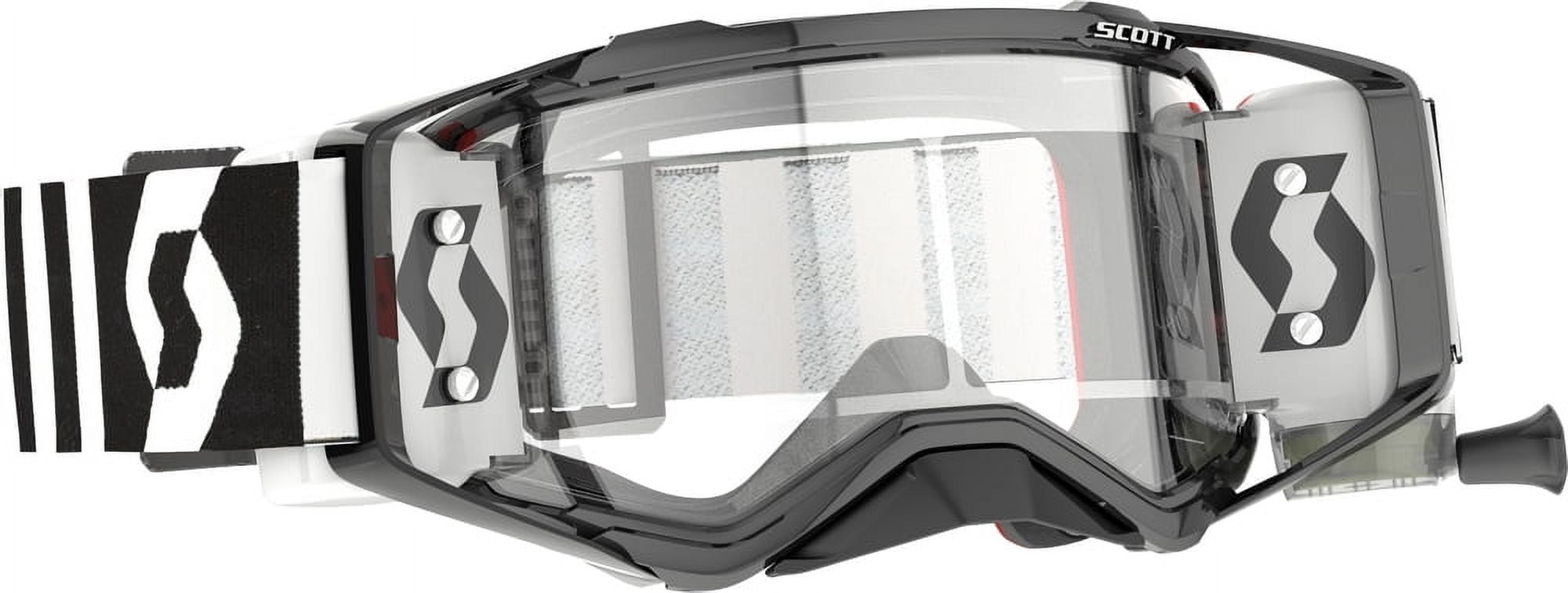Scott Prospect Goggles (One Size Fits Most, Black/White / Clear Works ...