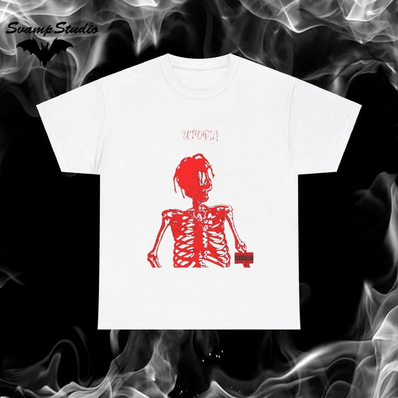 Scott Skeleton Utopia Tshirt, Travis Scott Merch - Walmart.com