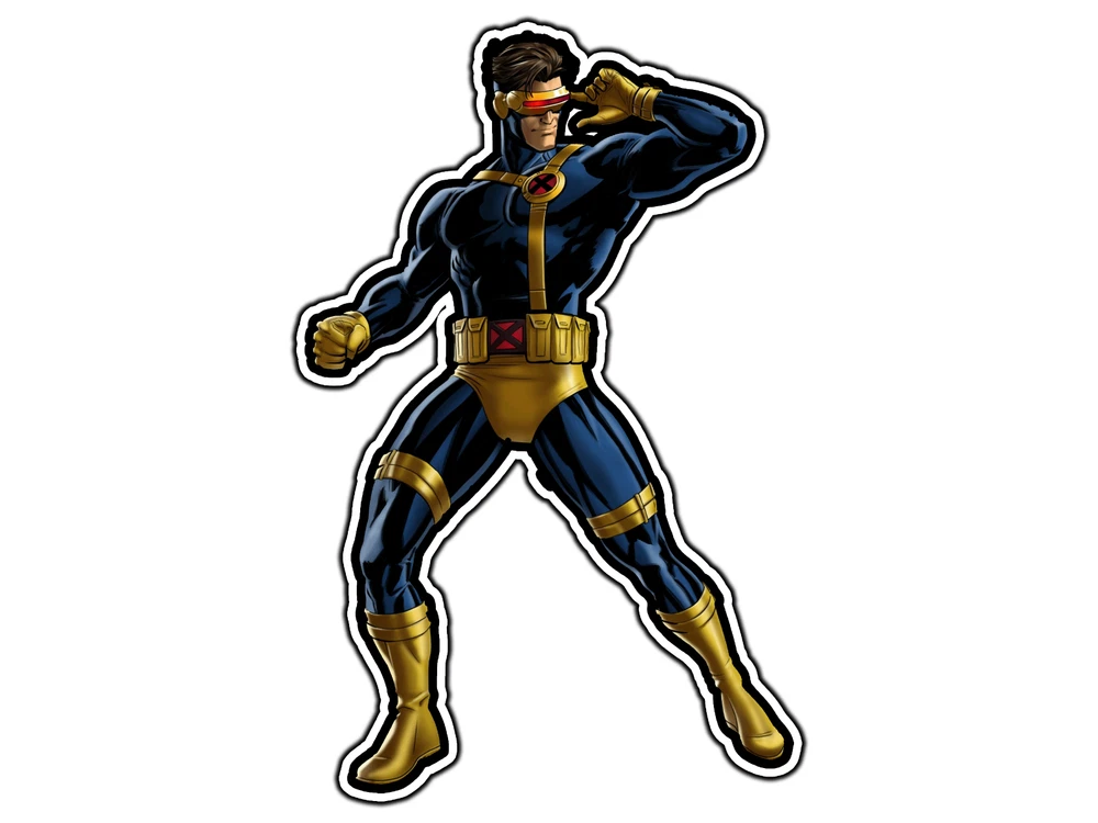 Scott Summers Cyclops X-Men #1 Sticker Cartoon Sticker, Phone Decal ...