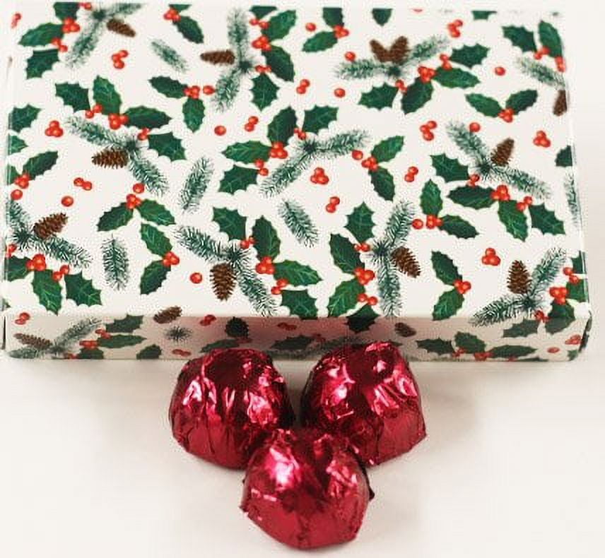 Scott's Cakes Dark Chocolate Strawberry Marmalade Candies with Burgandy ...