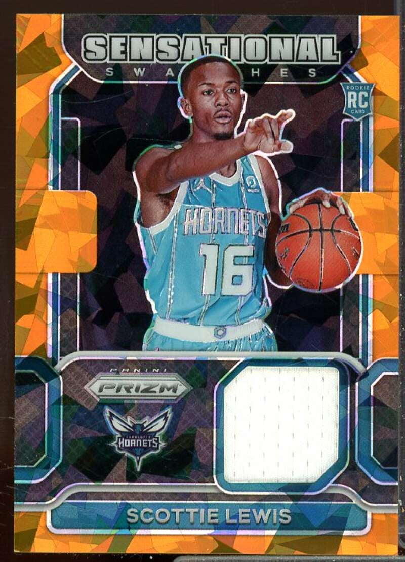 Scottie Lewis 2021-22 Panini Prizm Rookie Sensational Swatches Orange ...