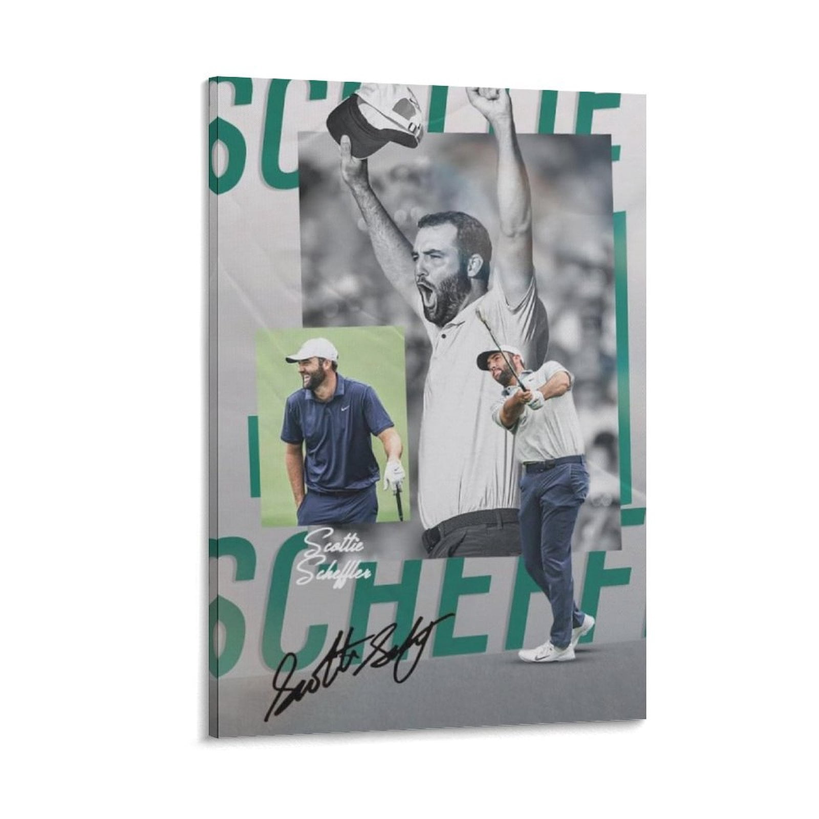 Scottie Scheffler Canvas Poster Print Photo Art Painting Canvas Poster ...