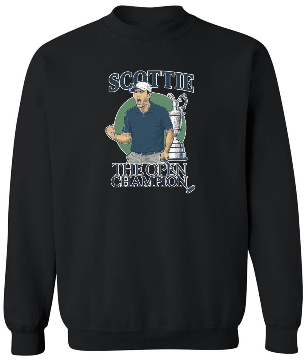 Scottie Scheffler Open Champion Crew Neck Sweatshirt - Walmart.com