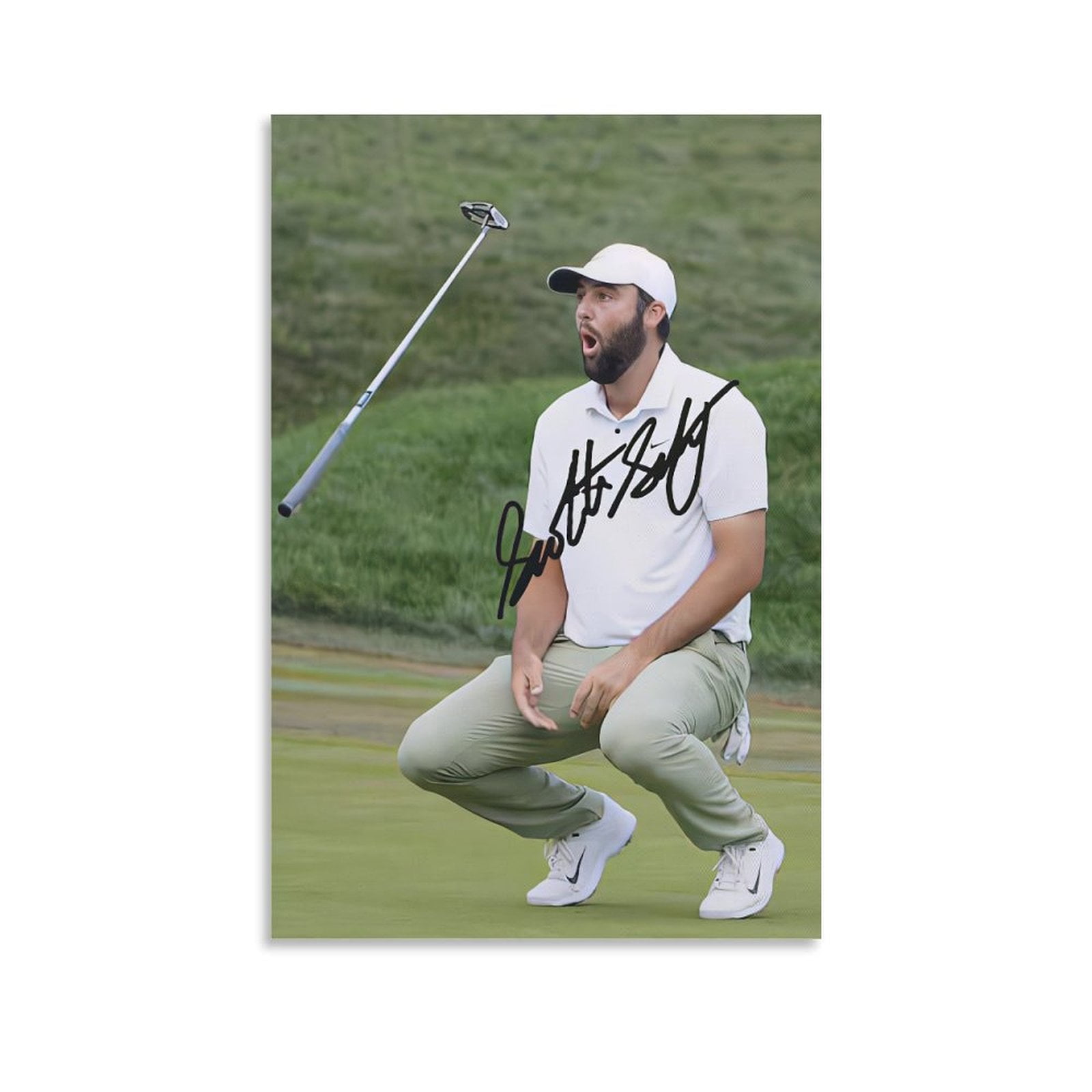 Scottie Scheffler Poster Picture Print Wall Art Poster Painting Canvas ...