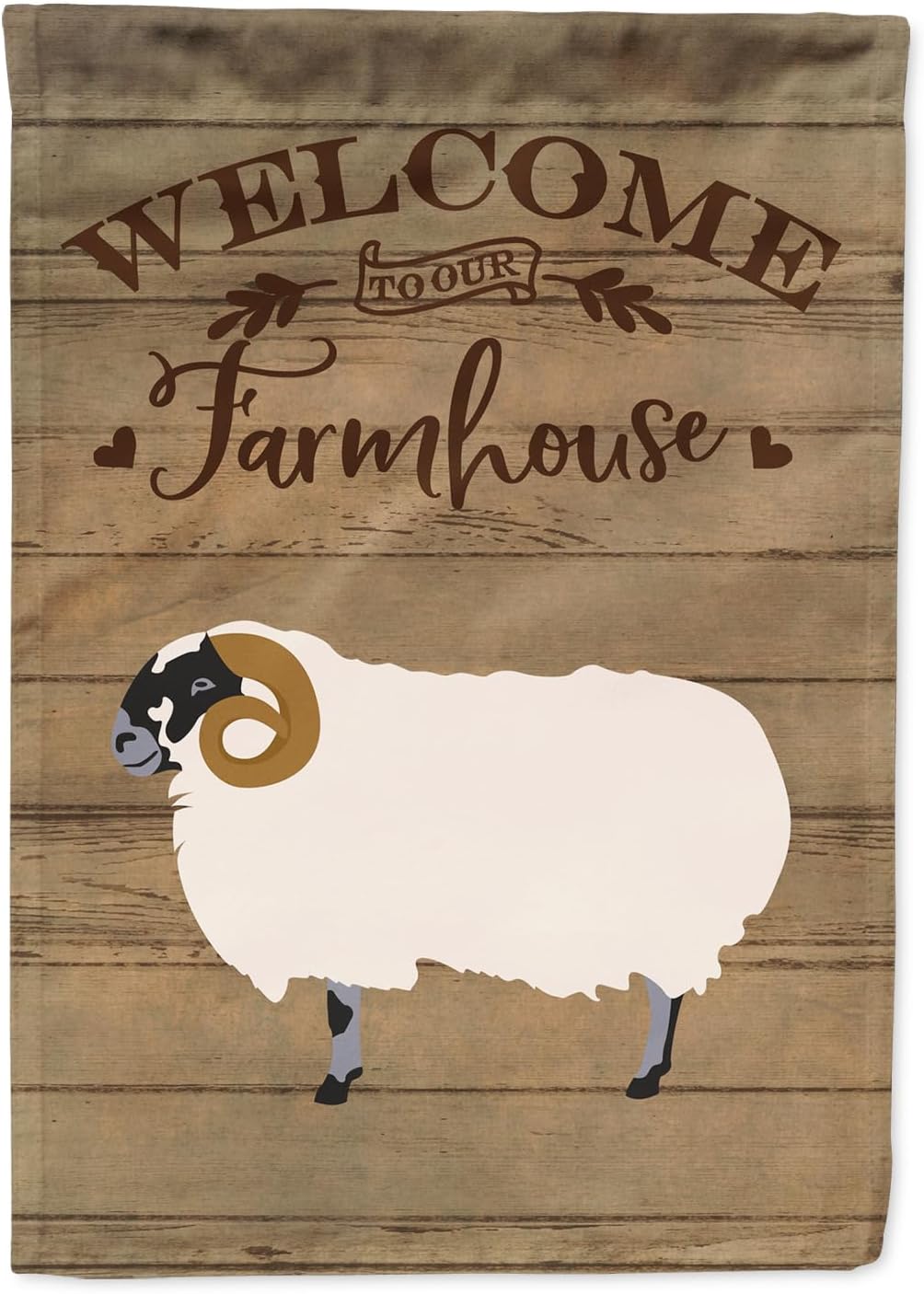 Scottish Blackface Sheep Welcome Garden Flag Mailbox Flag Decorative ...