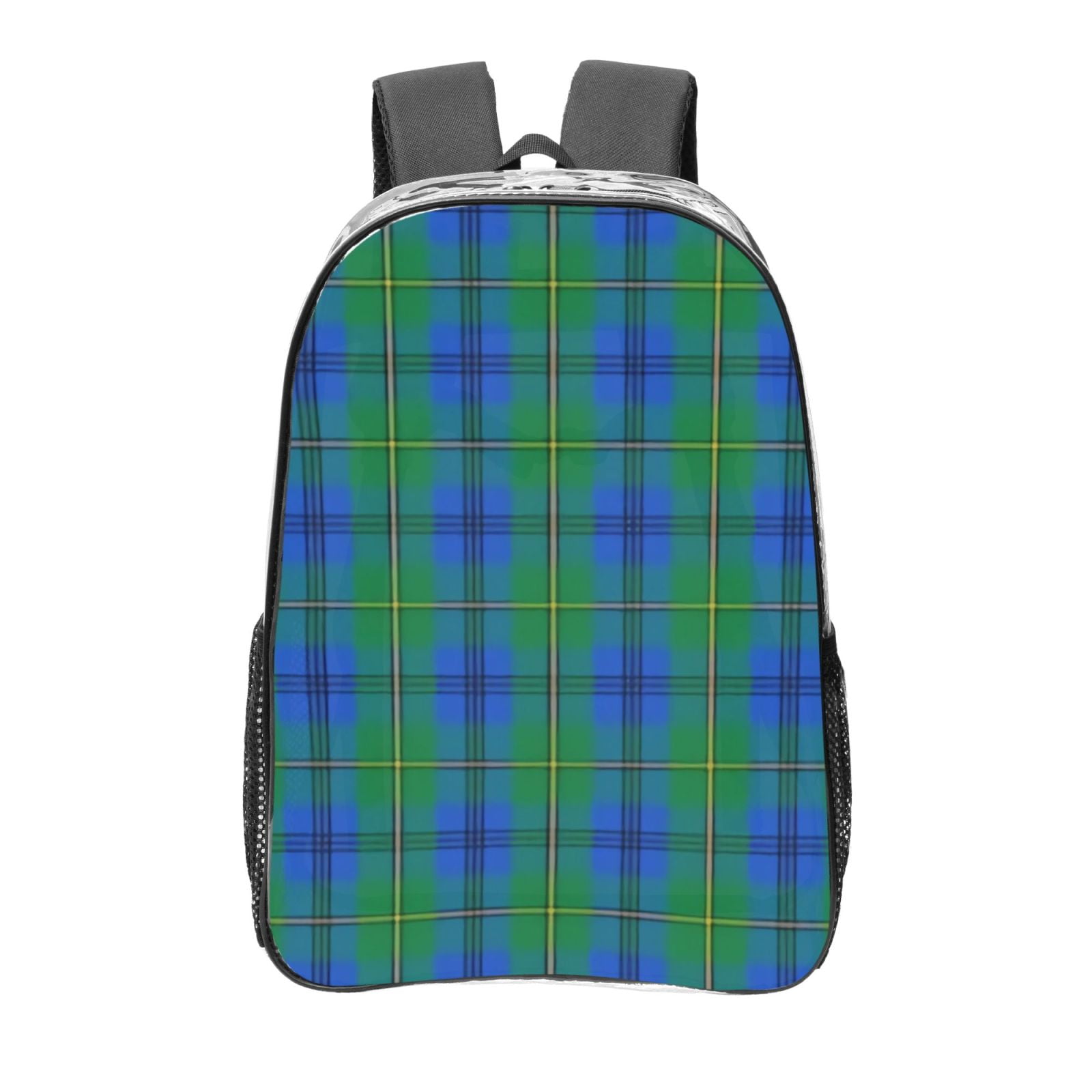 Scottish Clan Johnstone Johnston Tartan Plaid 16 "Backpack with Pockets ...