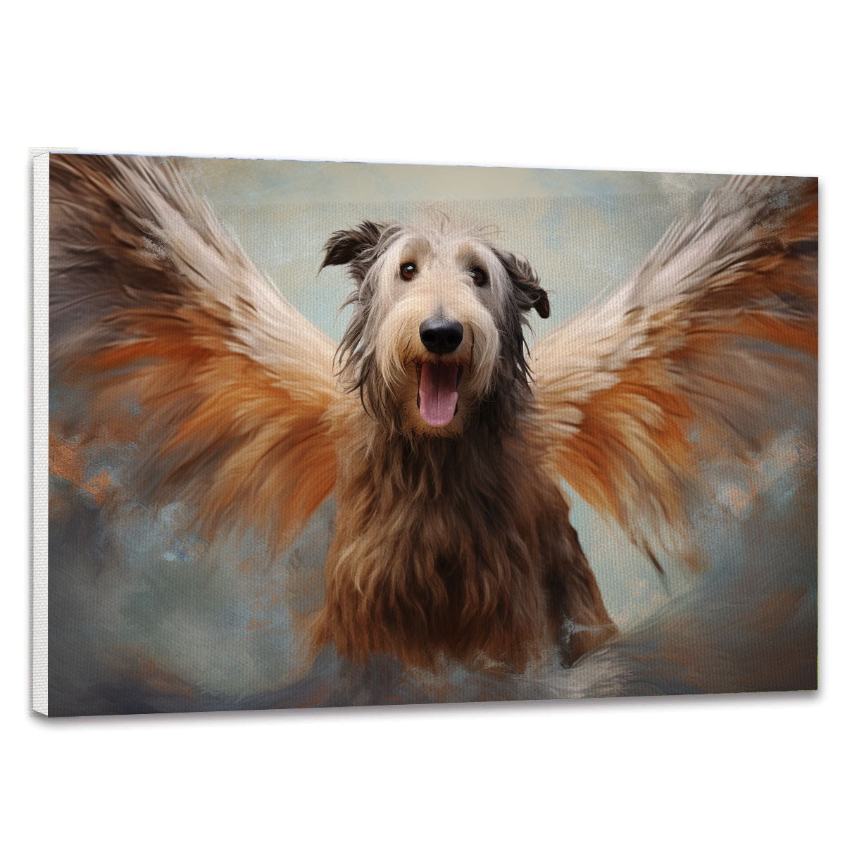 Scottish Deerhound Dog Memory Canvas Wall Made In USA Pet Portrait Pet ...