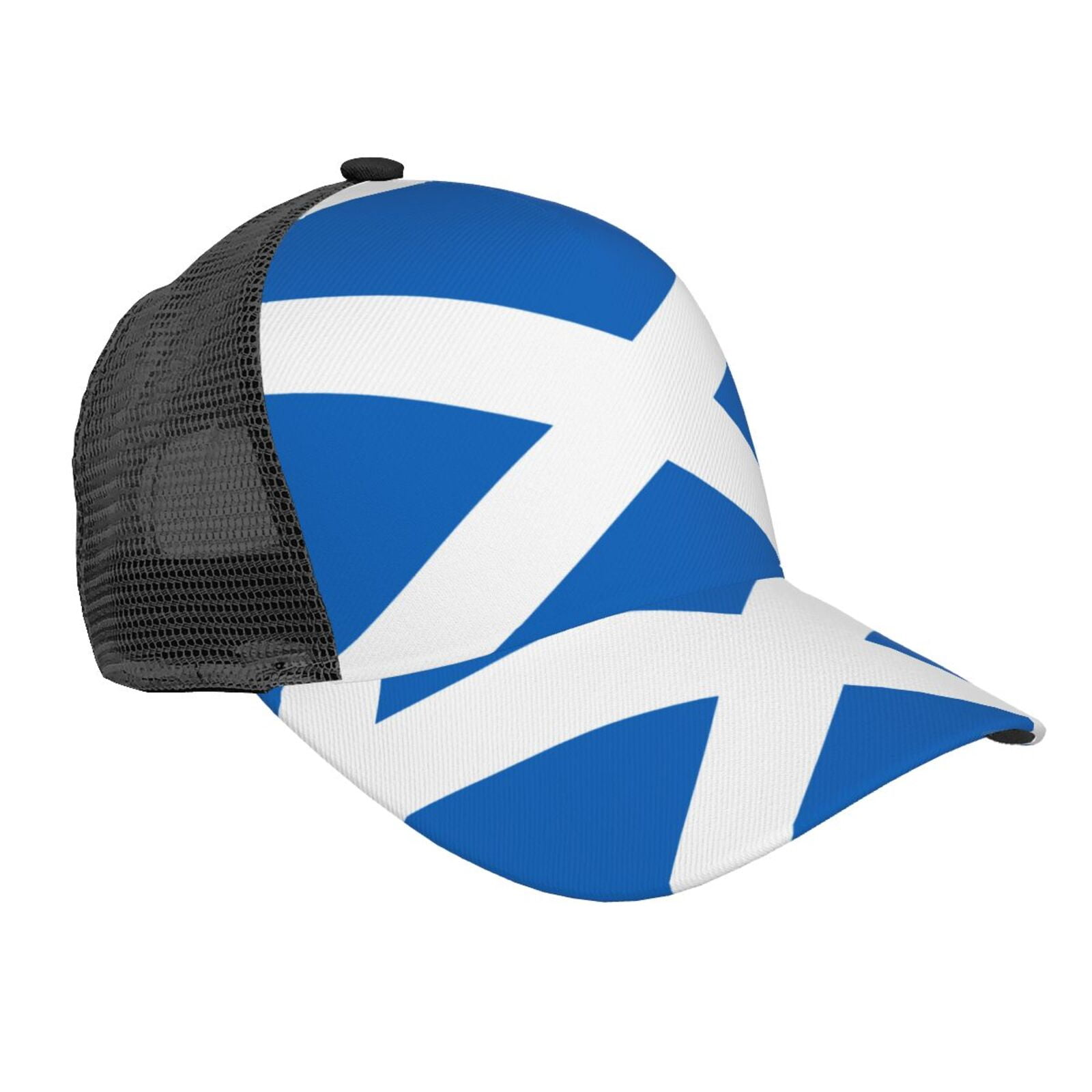 Scottish Flag Snapback Trucker Hats Baseball Caps Adjustable Mesh Back ...