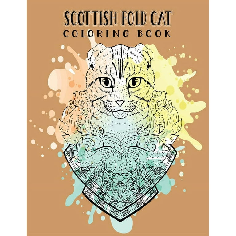 scottish fold coloring pages