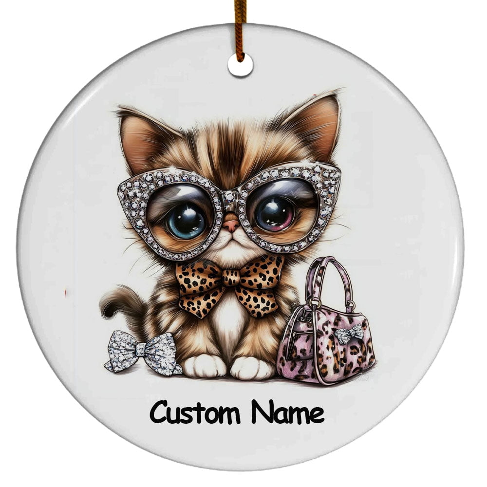 Scottish Fold Cat Ornament, Christmas Ornament 2025, Personalized ...