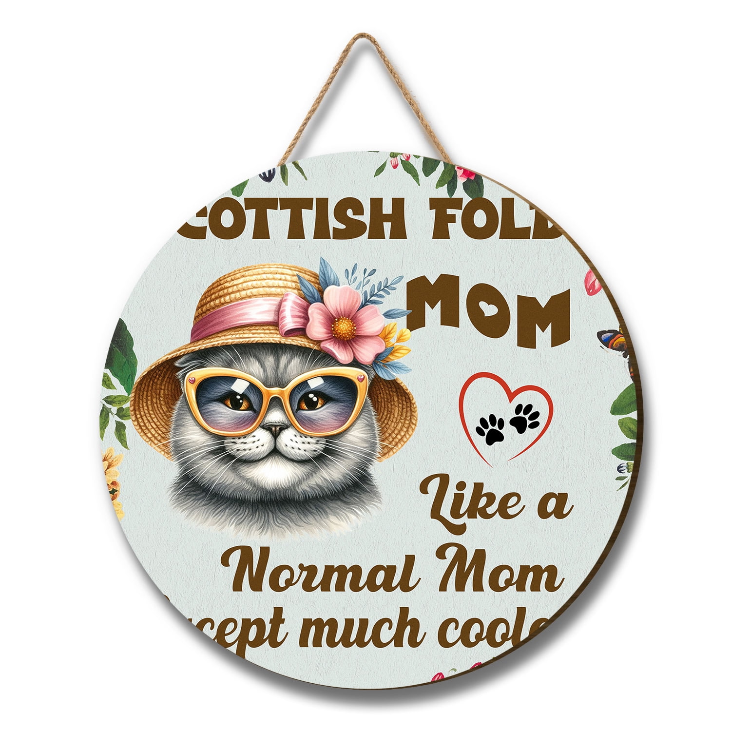 Scottish Fold Mom Like a Normal Mom Except Much Cooler Happy Mother's ...