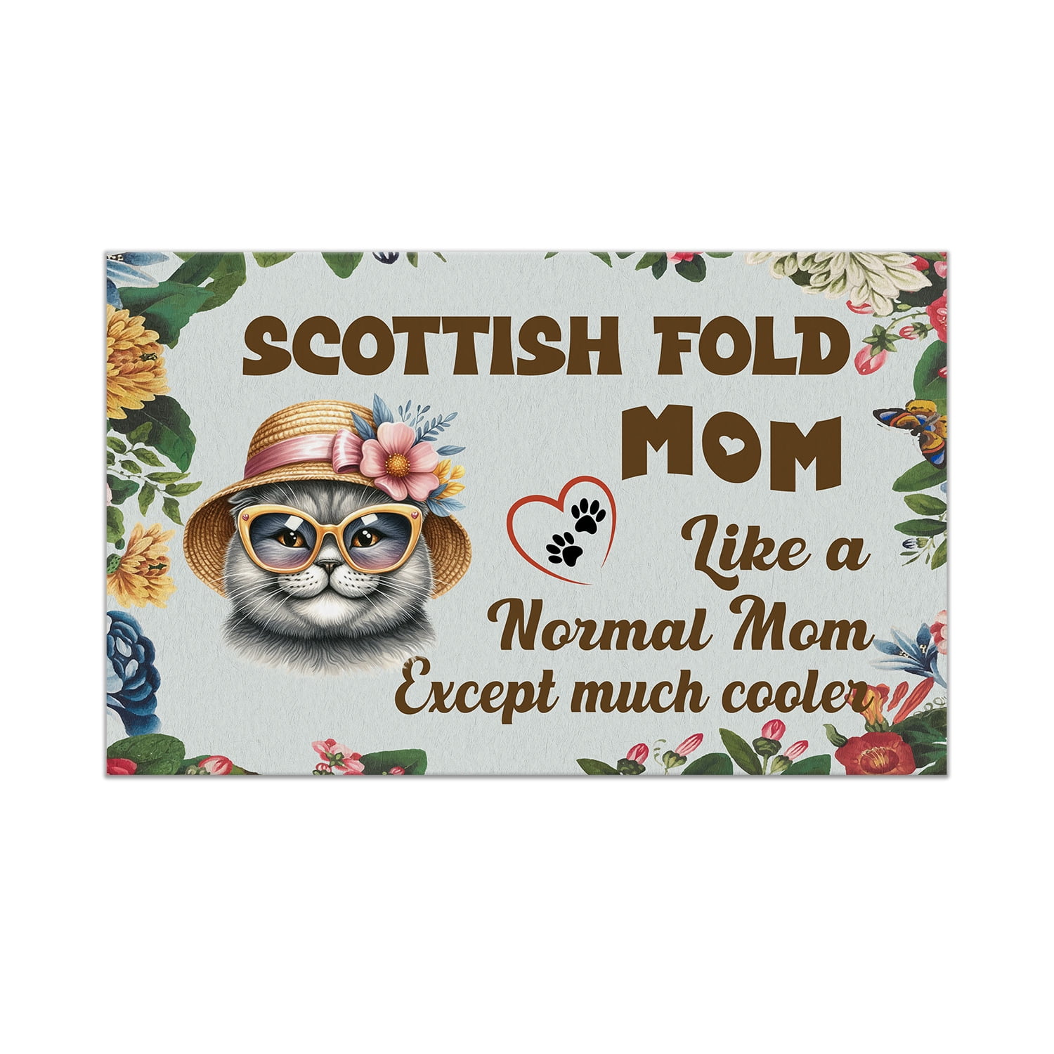 Scottish Fold Mom Like a Normal Mom Except Much Cooler Happy Mother's ...
