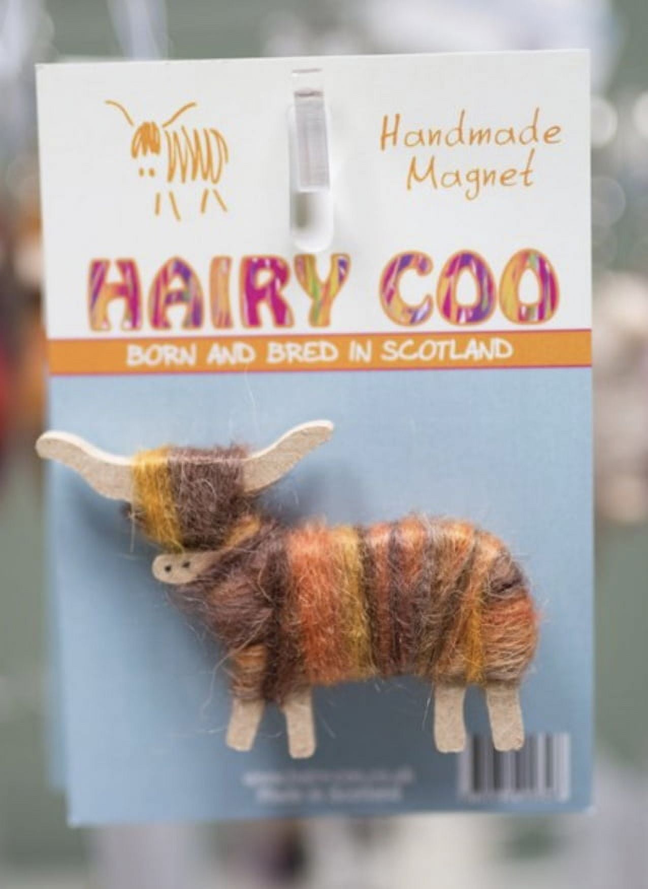 Scottish Highland Cow Fridge Magnet - CAMERON - Walmart.com