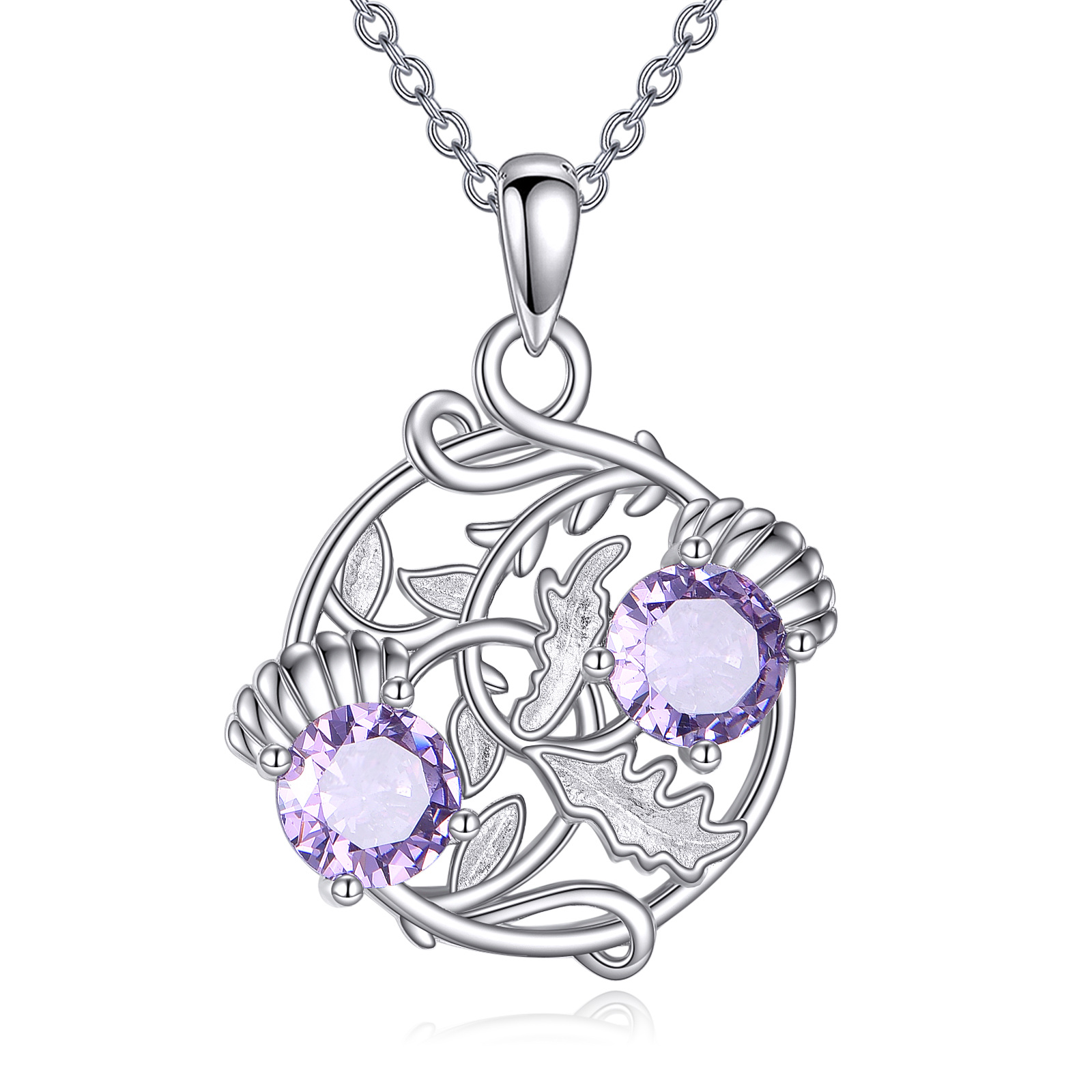 Scottish Necklace Sterling Silver Scottish Pendant Necklace Scottish ...