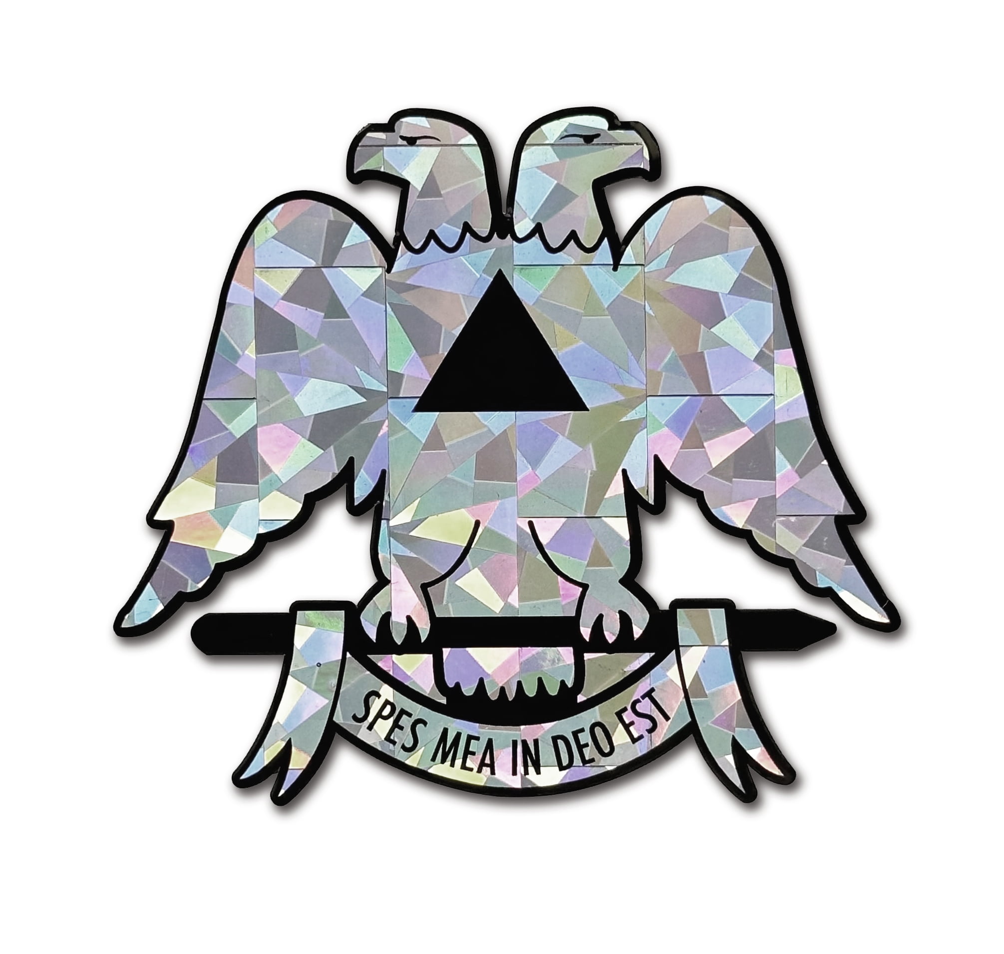 Elektroplate Scottish Rite Double-Headed Eagle Automotive Decal 2.75” x ...