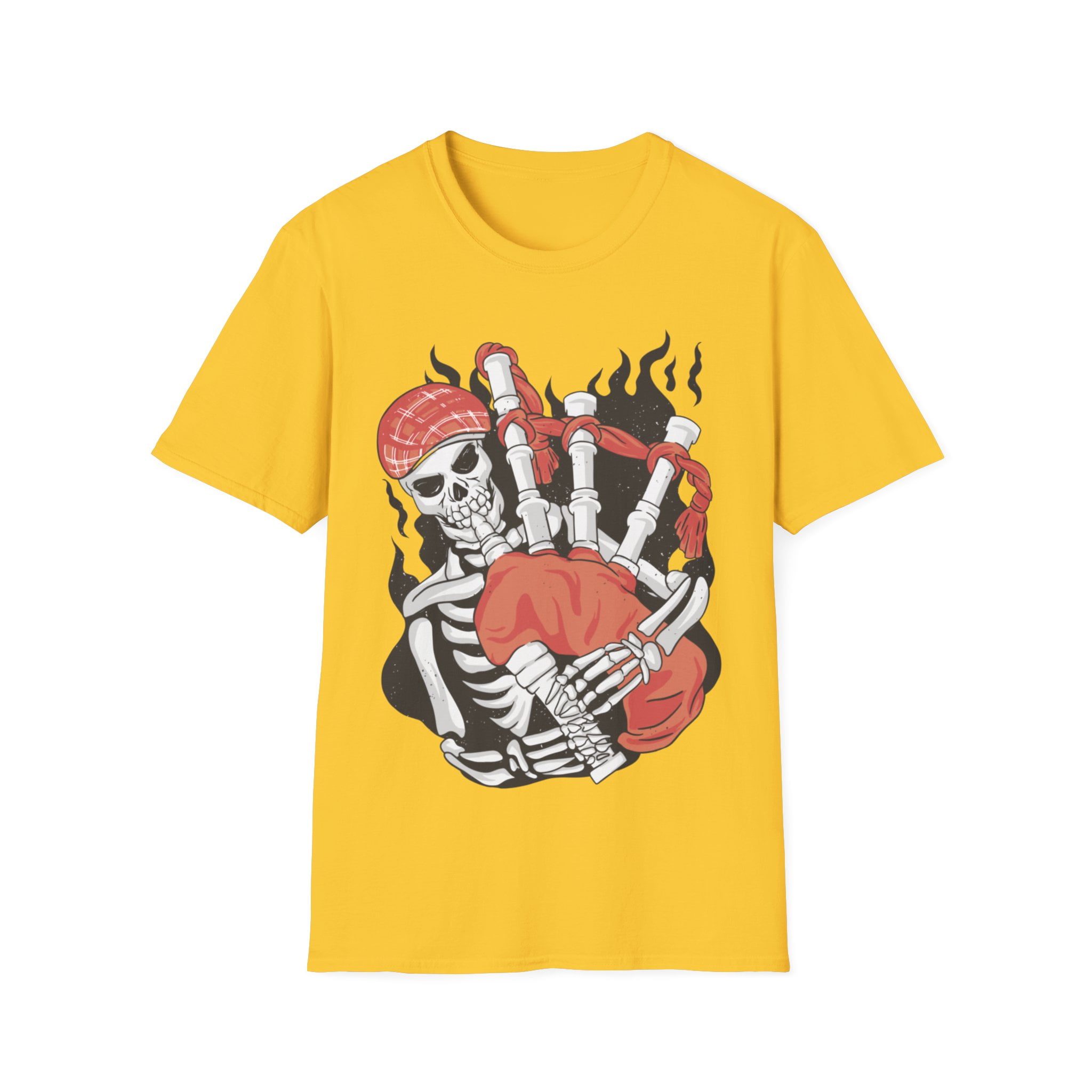 Scottish Skeleton Bagpipe Lover Graphic Novelty Men Women - Walmart.com