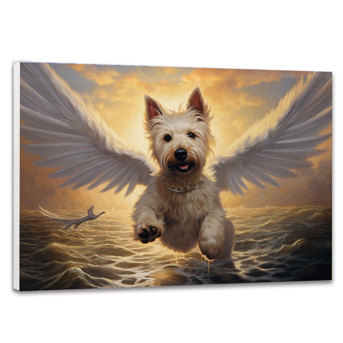 Scottish Terrier Dog Memorial Gifts - Waiting At The Door Canvas - Dog ...