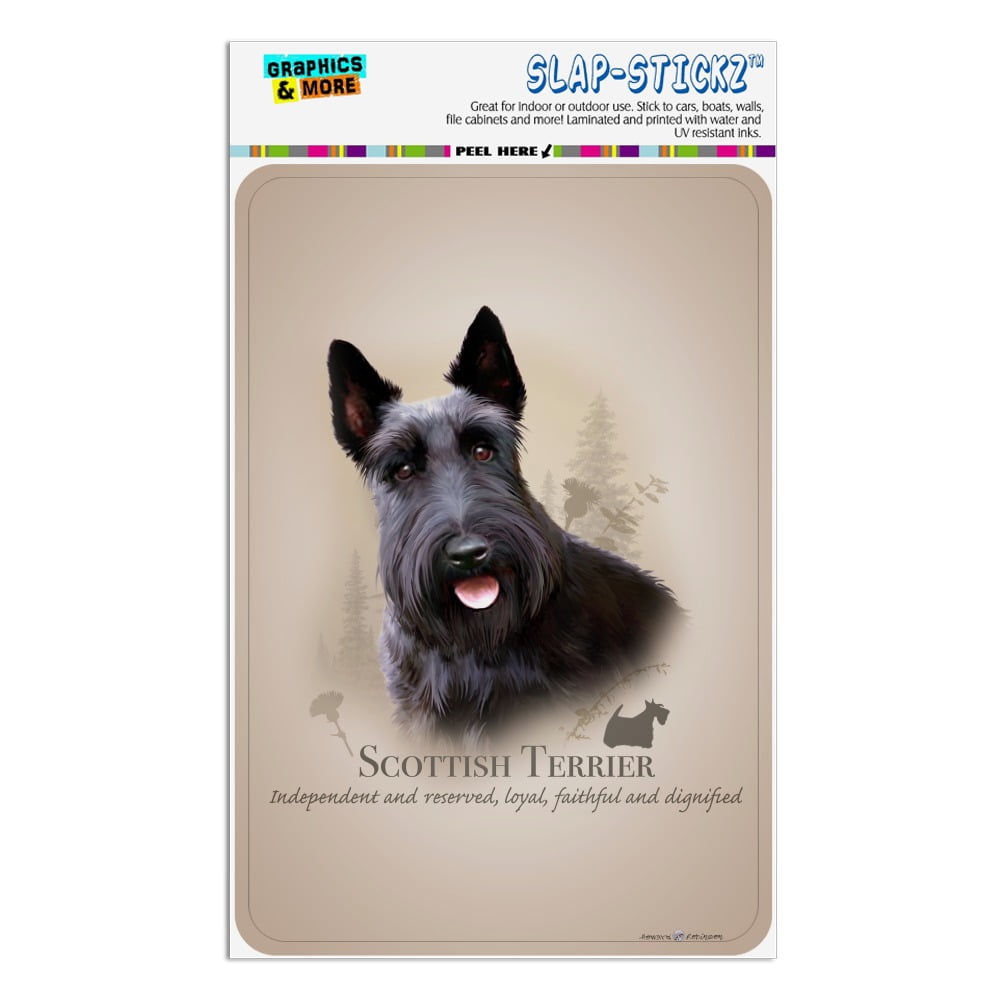 Scottish Terrier Scottie Dog Breed Home Business Office Sign - Walmart.com