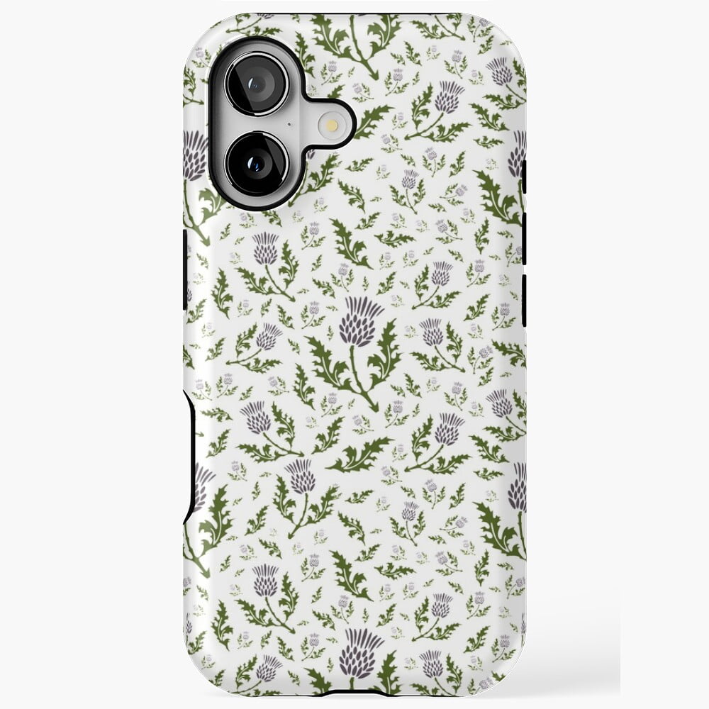 Scottish Thistle Floral Pattern Art Compatible Phone Case for iPhone 11 ...