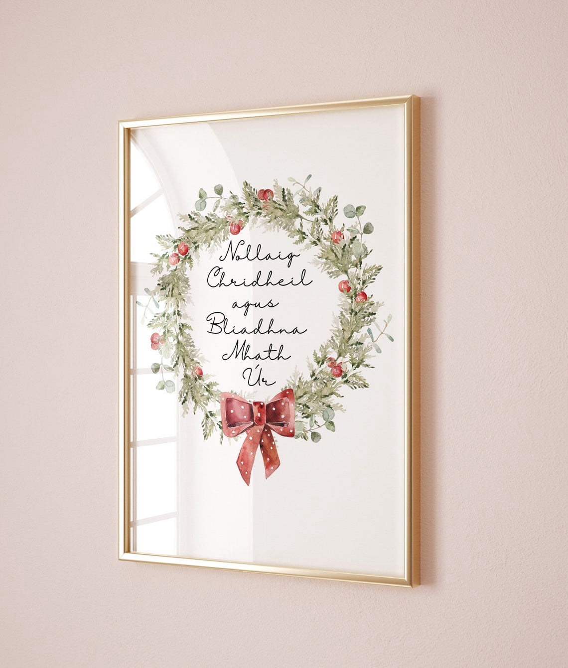 Scottish Winter Wreath, Scottish Posters, Scottish Winter , Nollaig ...