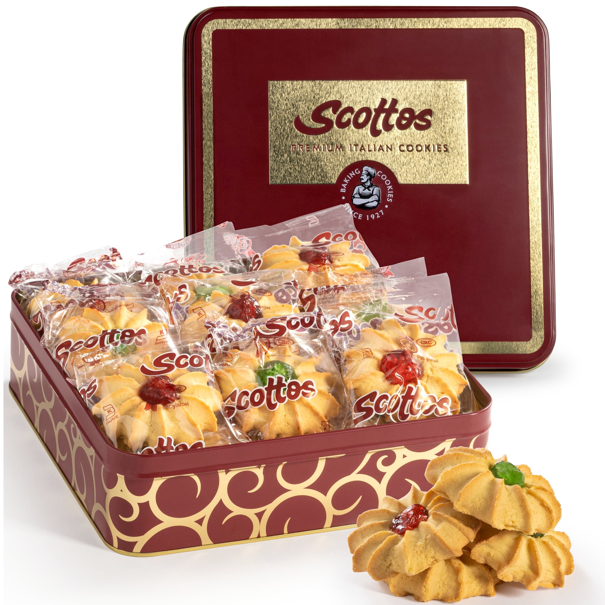 Scotto's Cherry Cookies, Shortbread Cookies with Candied Cherries ...
