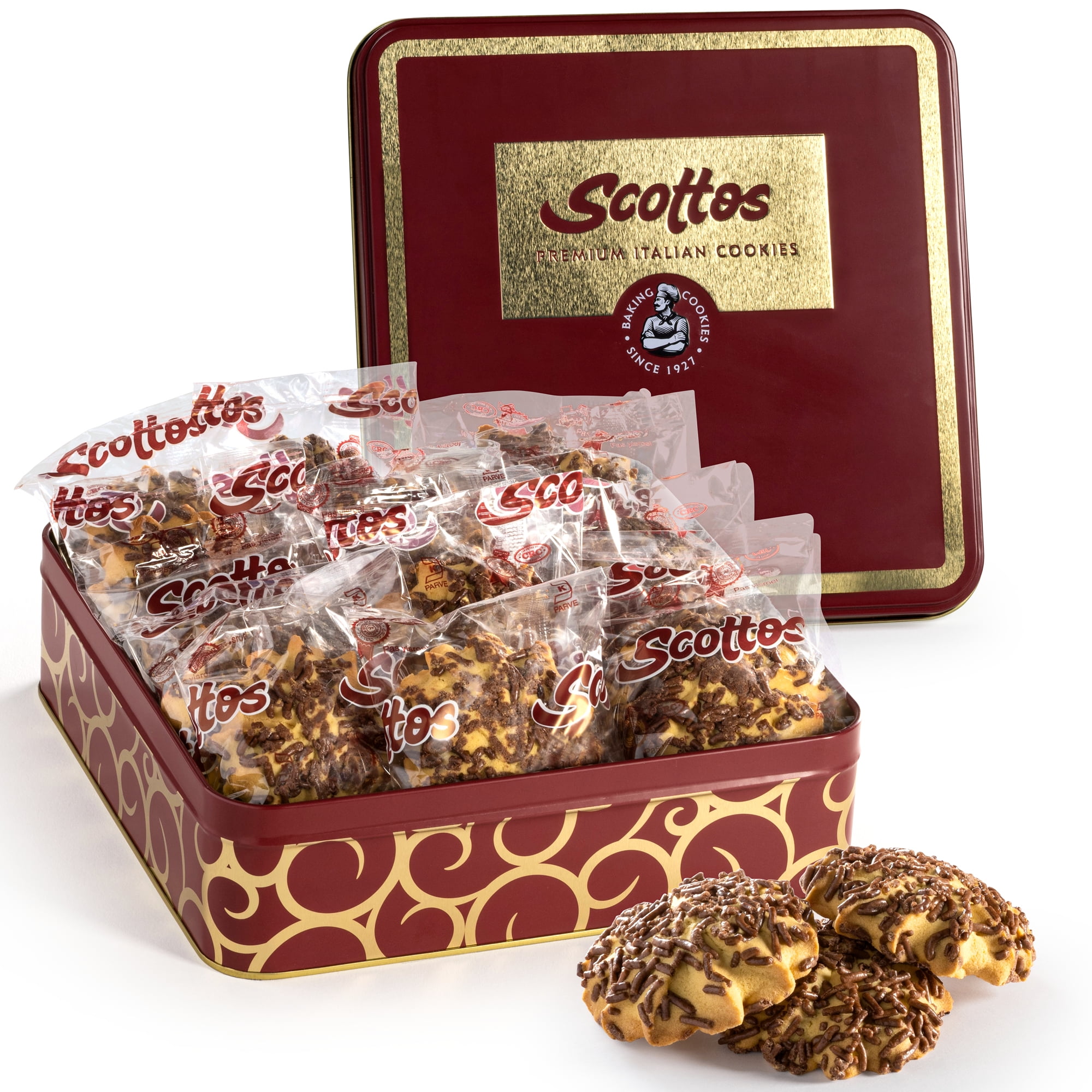 Scotto's Cookies - Gourmet Cookies with Chocolate Sprinkles Pack of 18 ...
