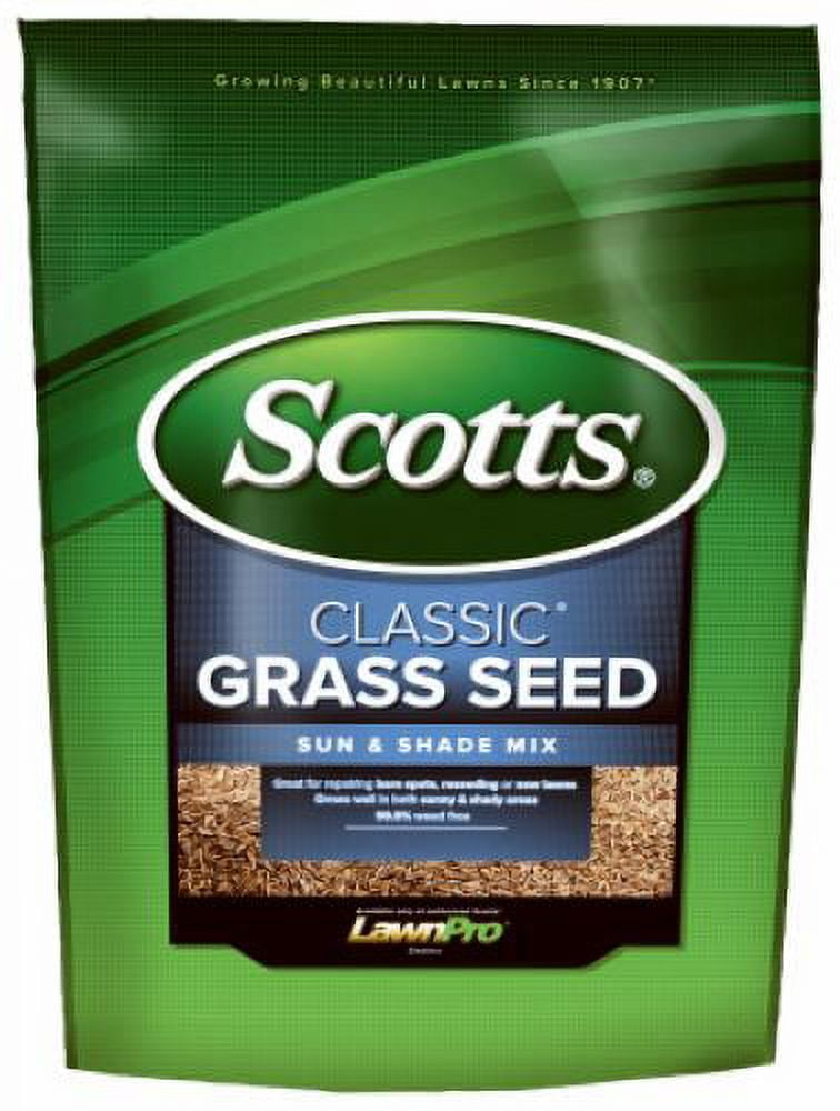 Scotts 17183 3 LB Bag of Class Grass Seed Sun & Shade Mix - Quantity of ...