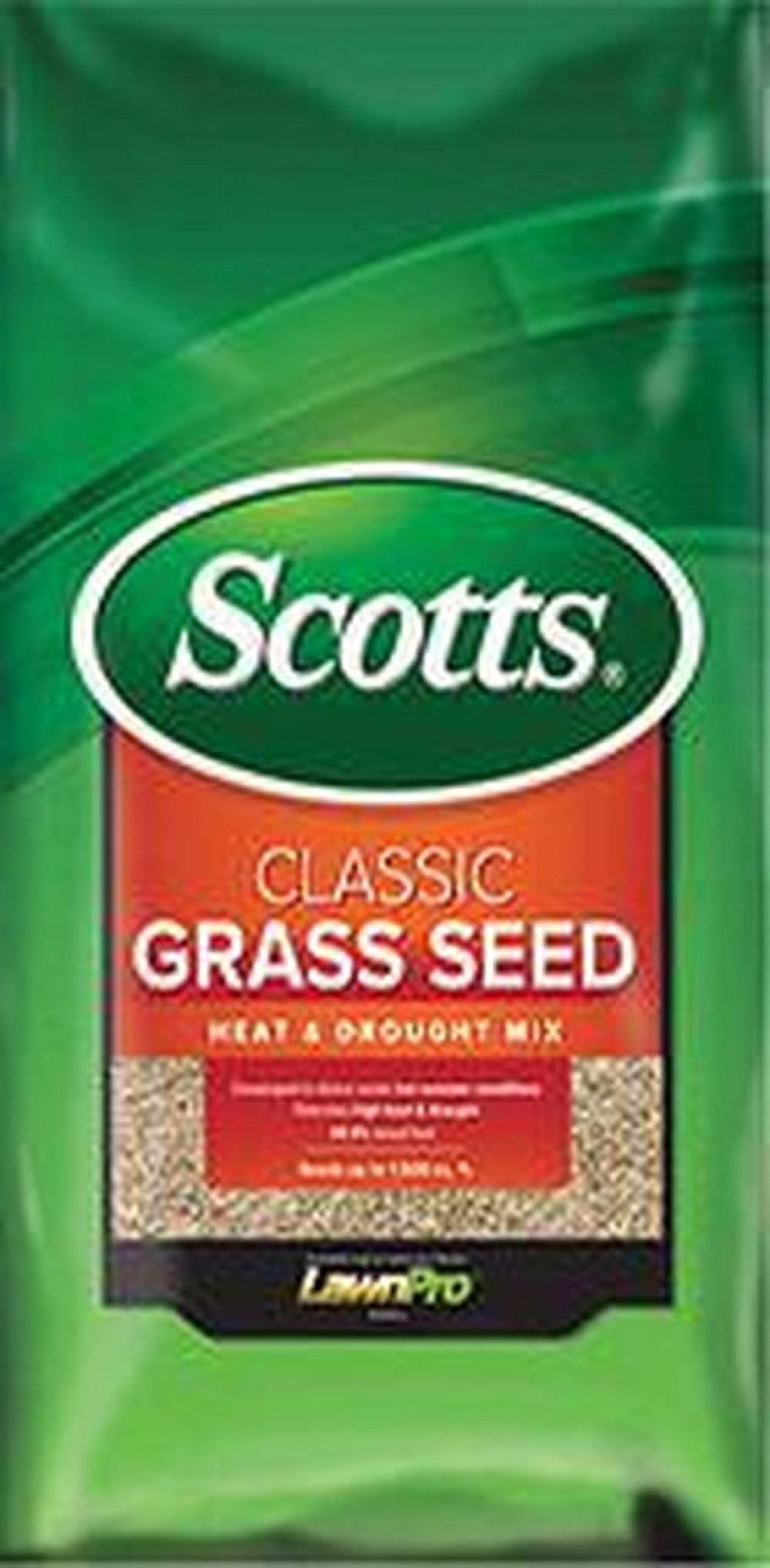 Scotts 17293 Classic Heat/Drought Mix Grass Seed, 3 Lbs., Coverage up ...