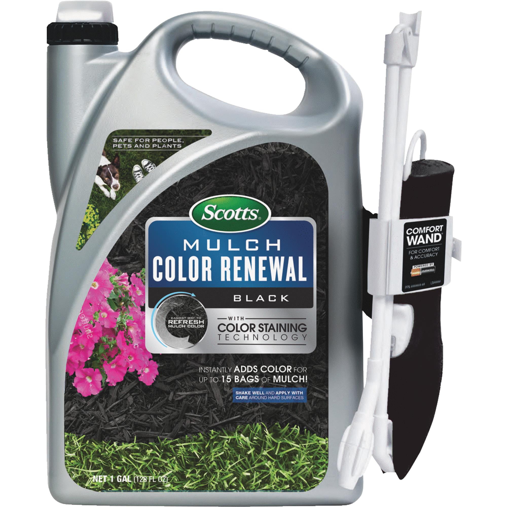 Scotts 1G Black Color Renew Mulch - Walmart.com