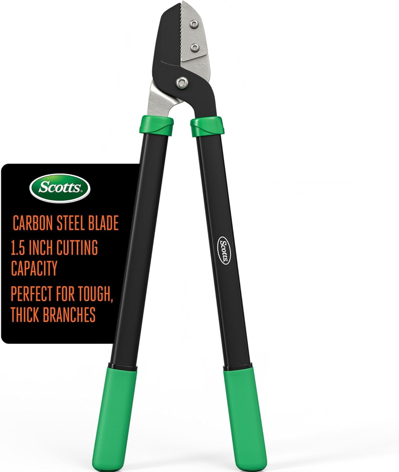 Scotts 21 in. Anvil Lopper – Heavy-Duty Branch Cutter with Teflon ...