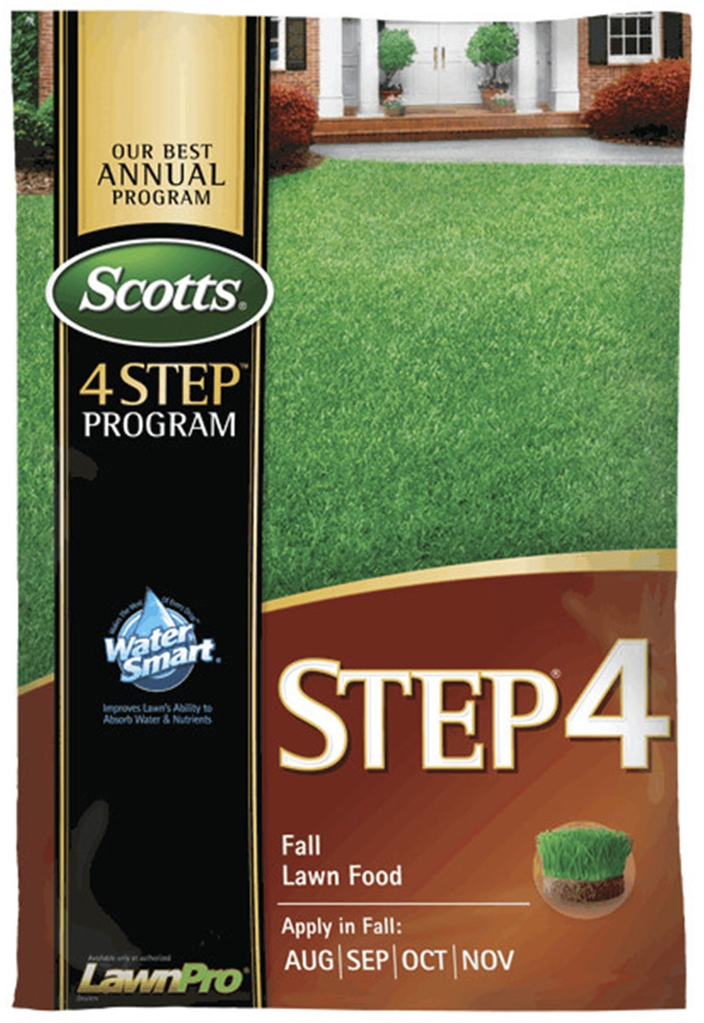 Scotts 2515 Fall Lawn Food Fertilizer, Thick Granular, 32-0-12 N-P-K ...