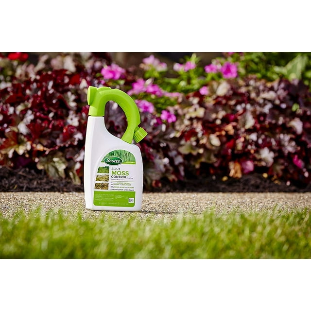 Scotts 3-in-1 Moss Control Ready-Spray, 32-Ounce - Walmart.com