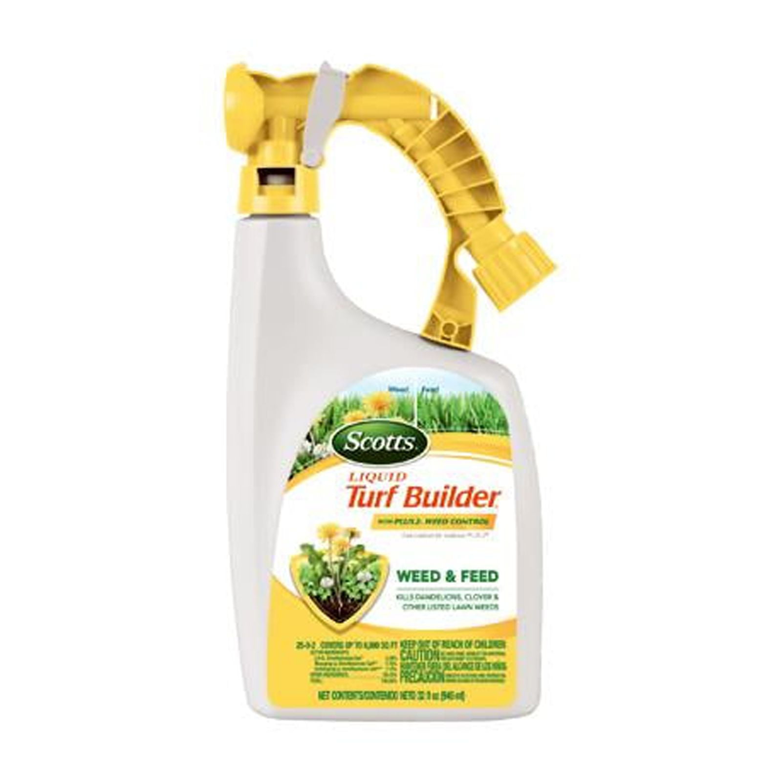Scotts Lawn Care Spray, Liquid Turf Builder with Plus 2 Weed Control ...