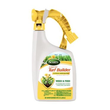 Scotts Outdoor Spray Lawn Grass - Liquid Turf Builder with Plus 2 Weed ...
