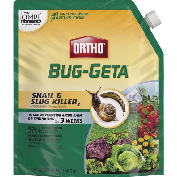 Scotts Co. Ortho Bug-Geta Snail & Slug Killer - Pack of 6 - Walmart.com