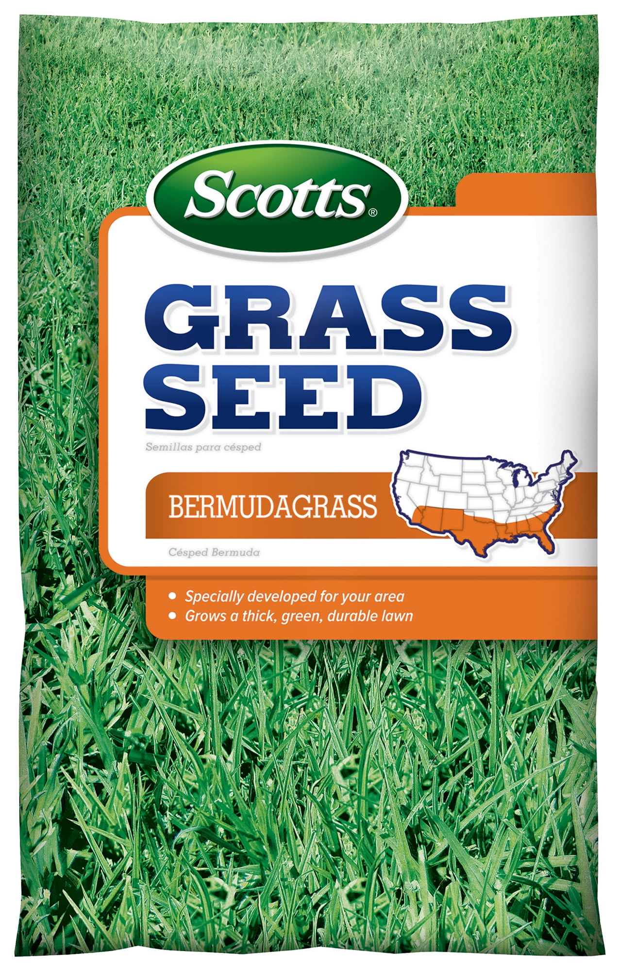 Scotts Grass Seed Bermudagrass, 1 lb., Seeds up to 1,000 sq. ft ...