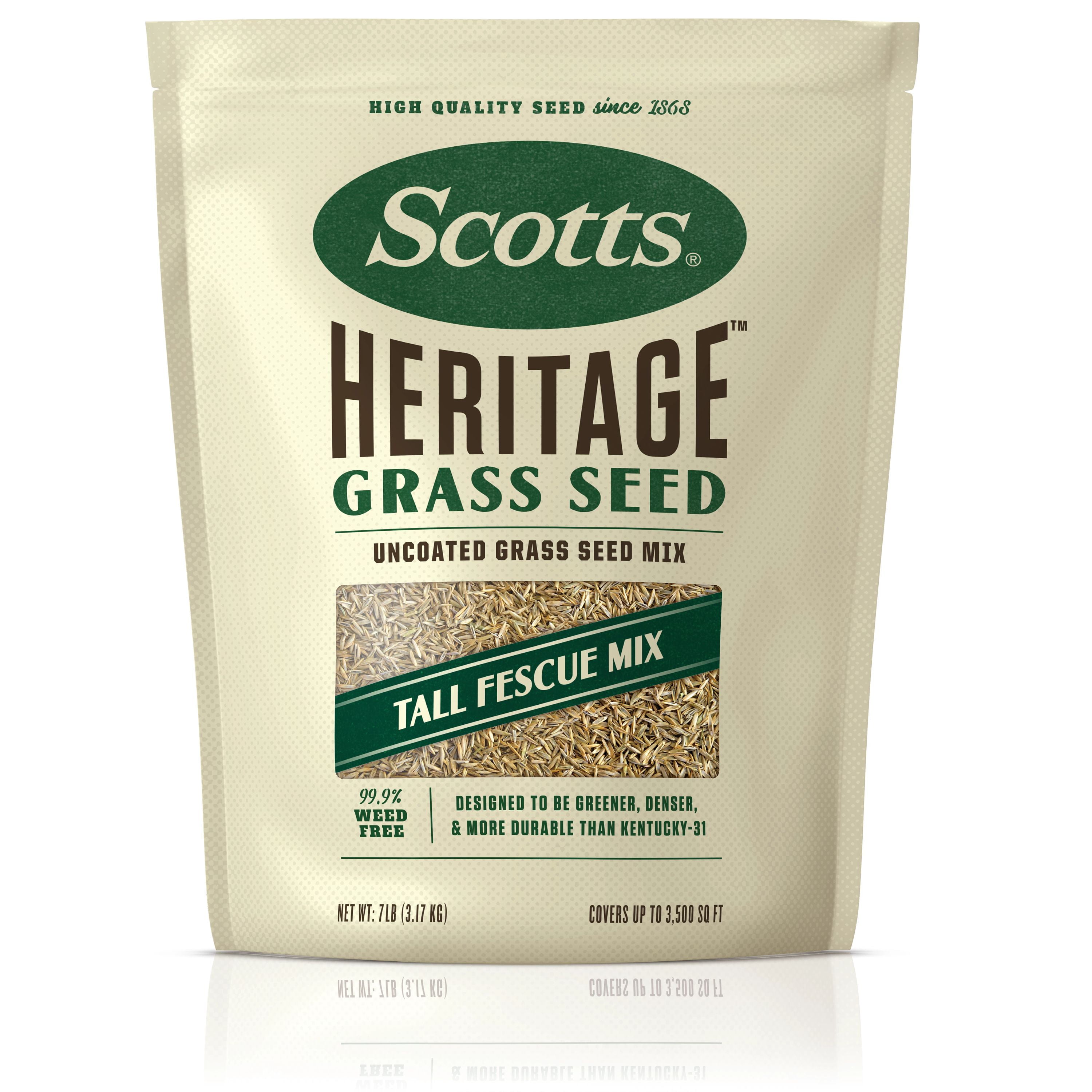Scotts Heritage Grass Seed Tall Fescue Mix, 7 lbs. - Walmart.com