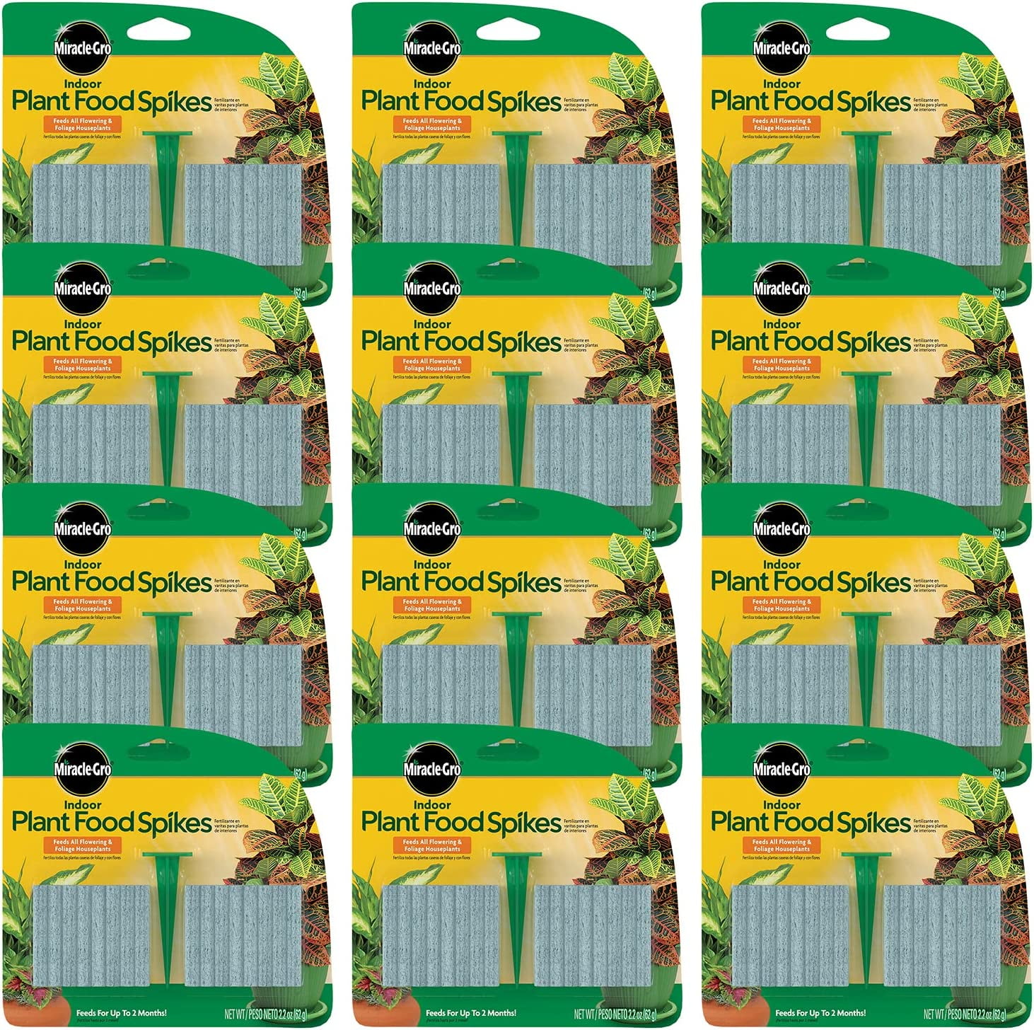 Scotts Indoor Plant Food Spikes, Includes 48 Spikes - Continuous ...