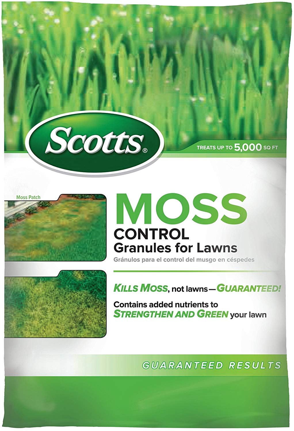 Scotts Moss Control Granules for Lawns Fertilizers - Walmart.com