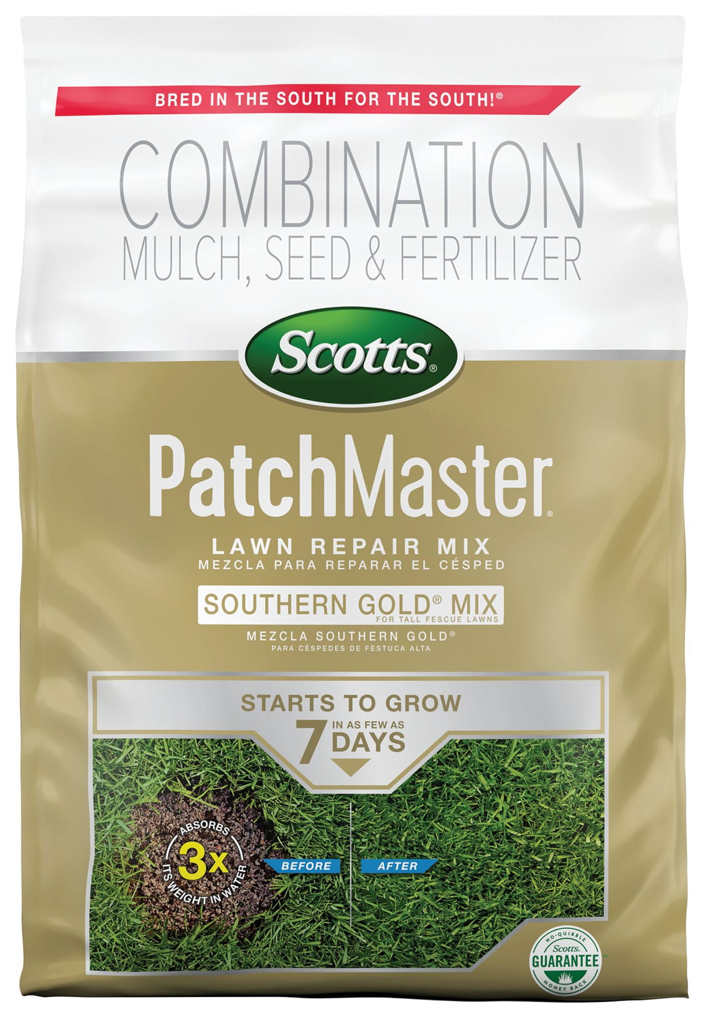 Scotts PatchMaster Lawn Repair Mix Southern Gold for Tall Fescue 10 lbs ...