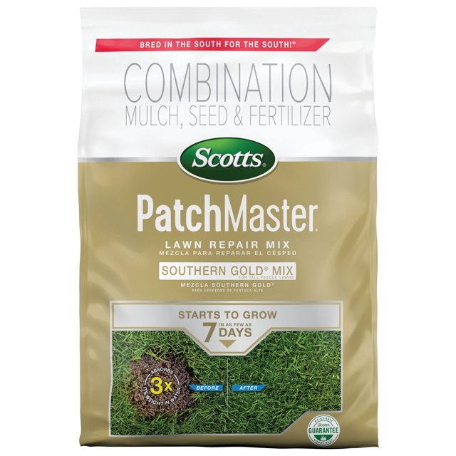 Scotts PatchMaster Lawn Repair Mix Southern Gold for Tall Fescue 10 lbs ...