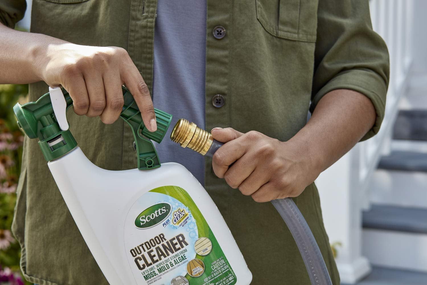 Scotts Plus Oxi Clean 32 OZ Ready To Spray Outdoor Cleaner Use For Out ...