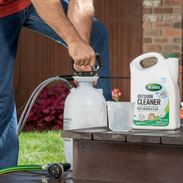 Scotts Plus Oxi Clean Outdoor Cleaner Concentrate - Walmart.com