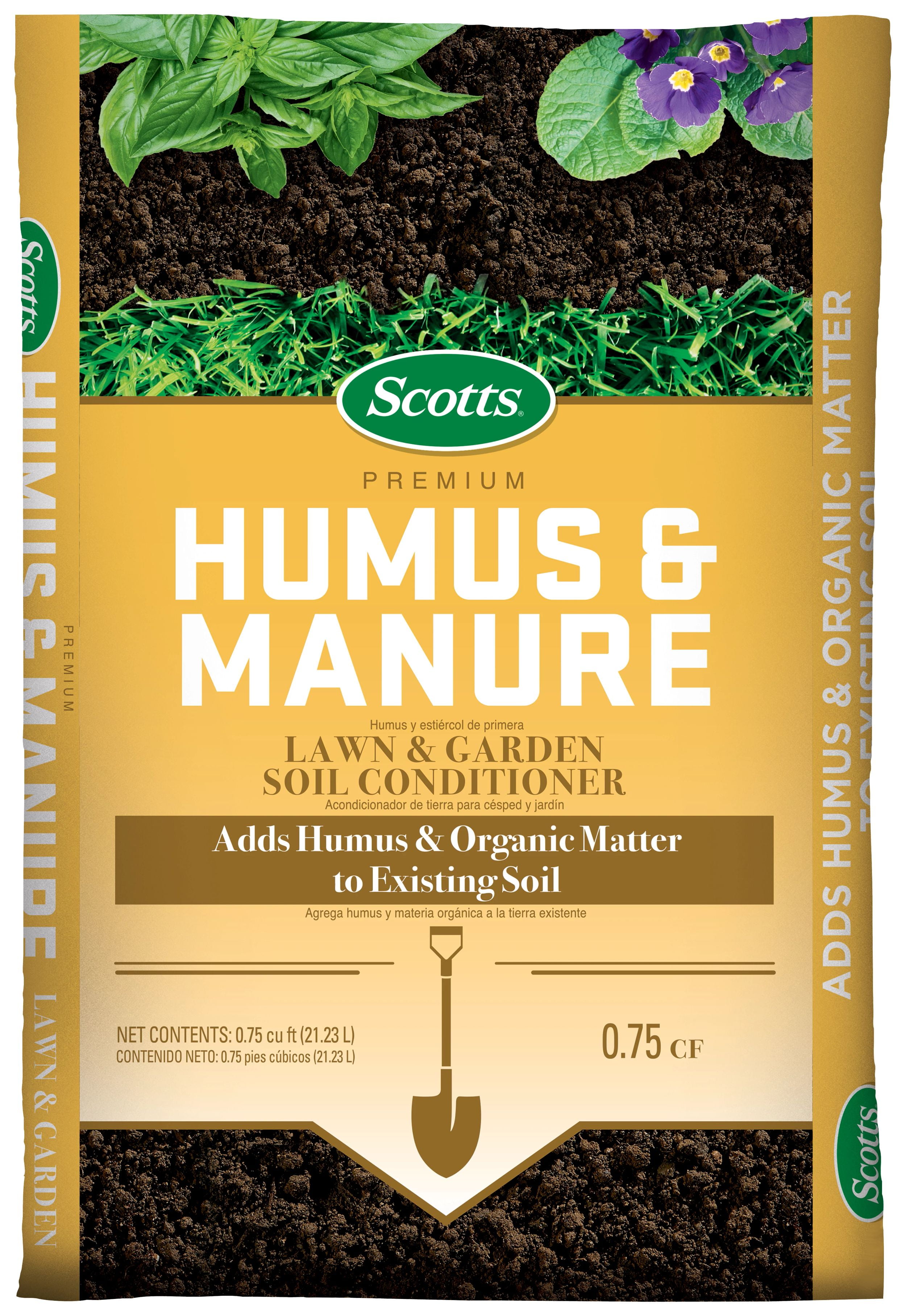 Scotts 71530751 Premium Outdoor Humus, Manure & Aged Garden Fertilizer ...
