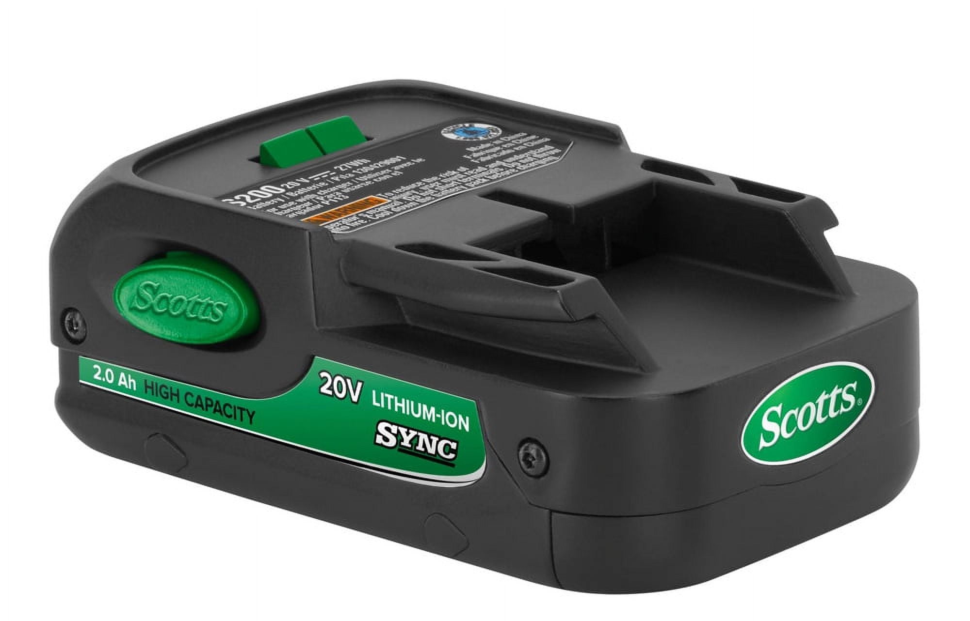 Scotts S12020A 20 Volt Lithium-Ion Replacement Battery - 130321003 ...
