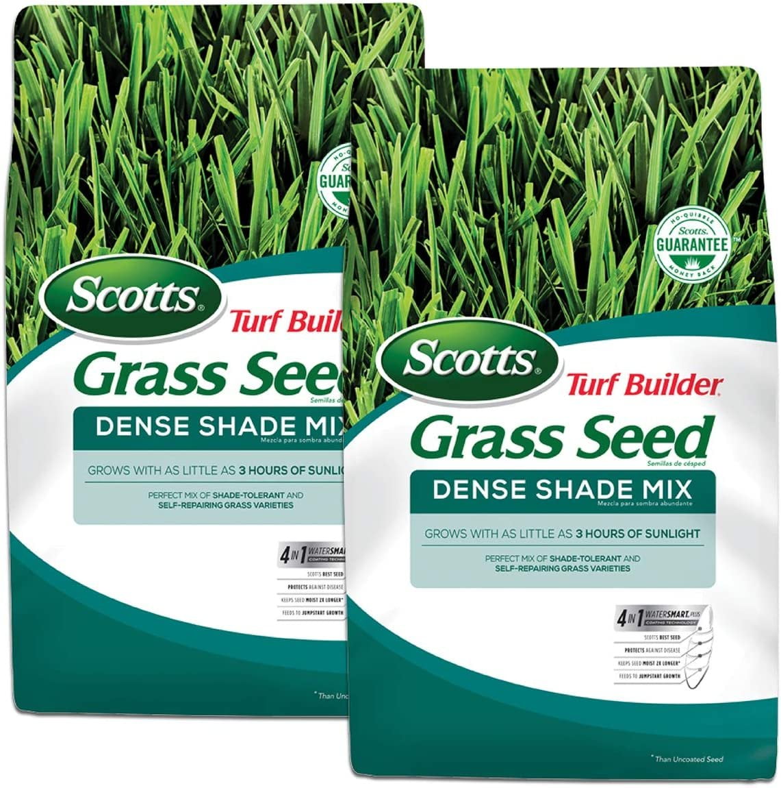 Scotts Turf Builder Grass Seed Dense Shade Mix 2-Pack - 7 Lb. - Grows ...
